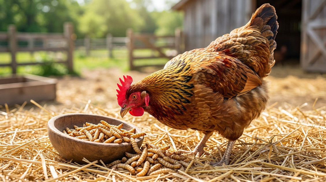 Vers à soie poules - Guide vitalité et protéines 2026 – Crispybug